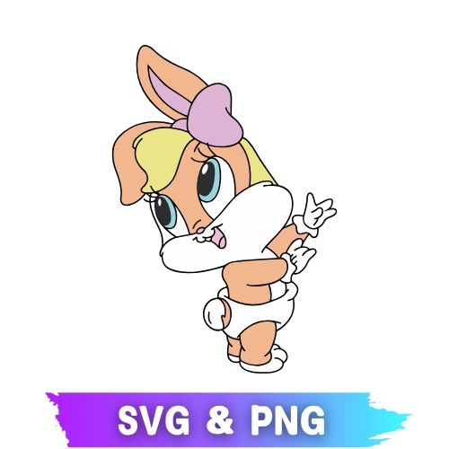 Lola Bunny SVG, Lola Bunny PNG, Lola Bunny SVG PNG, Lola Bun | Inspire ...