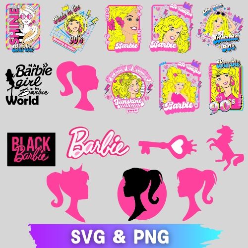 Barbie Logo Bundle SVG, Barbie Logo Bundle PNG, Barbie Bundl | Inspire ...