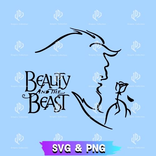Disney Princess SVG, Beauty and Beast SVG, Belle PNG Clipart | Inspire ...