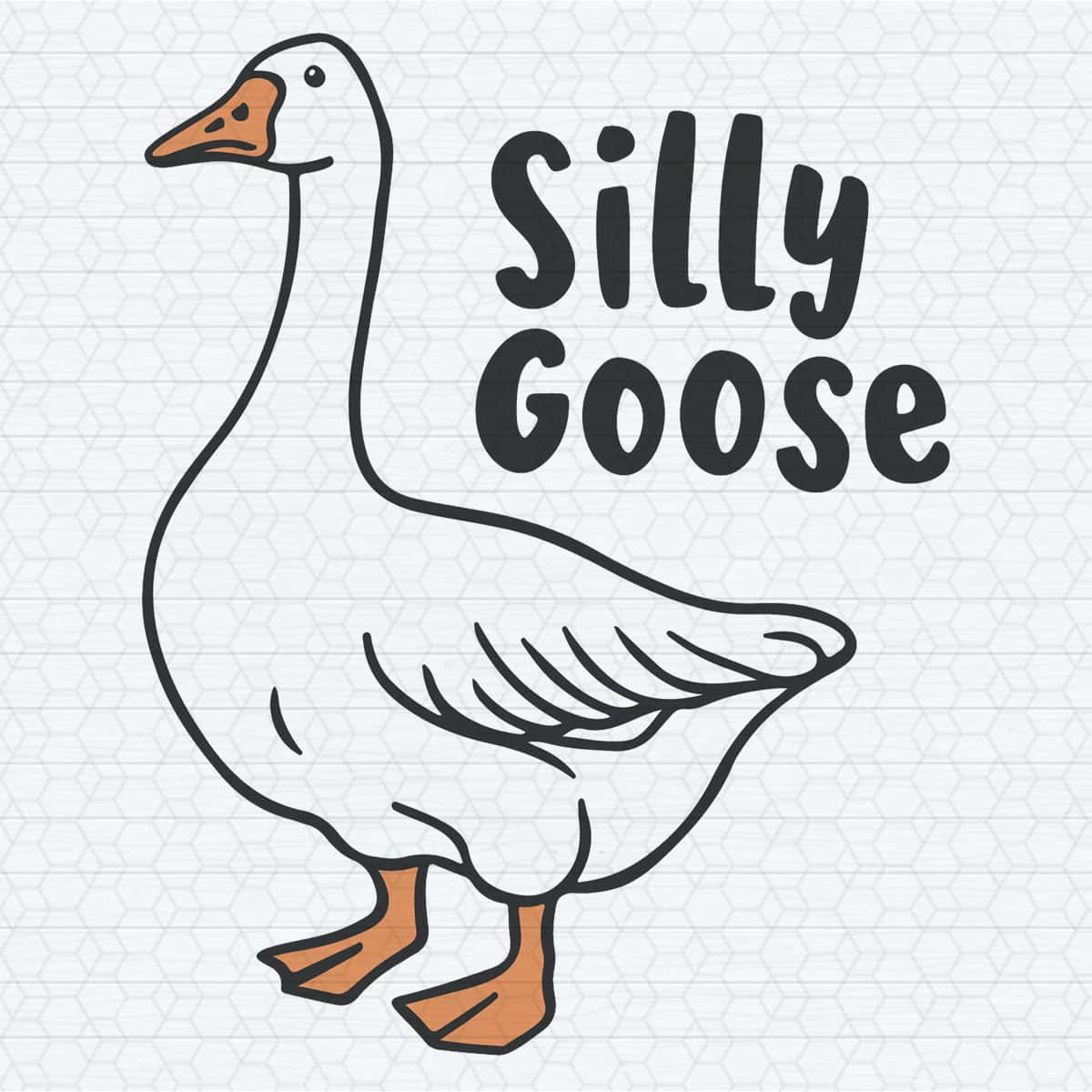 Silly Goose Dump Animal SVG Digital Download | Inspire Uplift