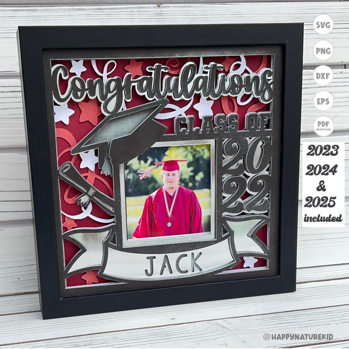 Graduation shadow box svg, Personalized graduation svg, Clas | Inspire ...