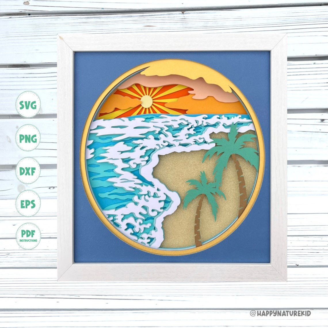 Beach Mandala Svg | Inspire Uplift