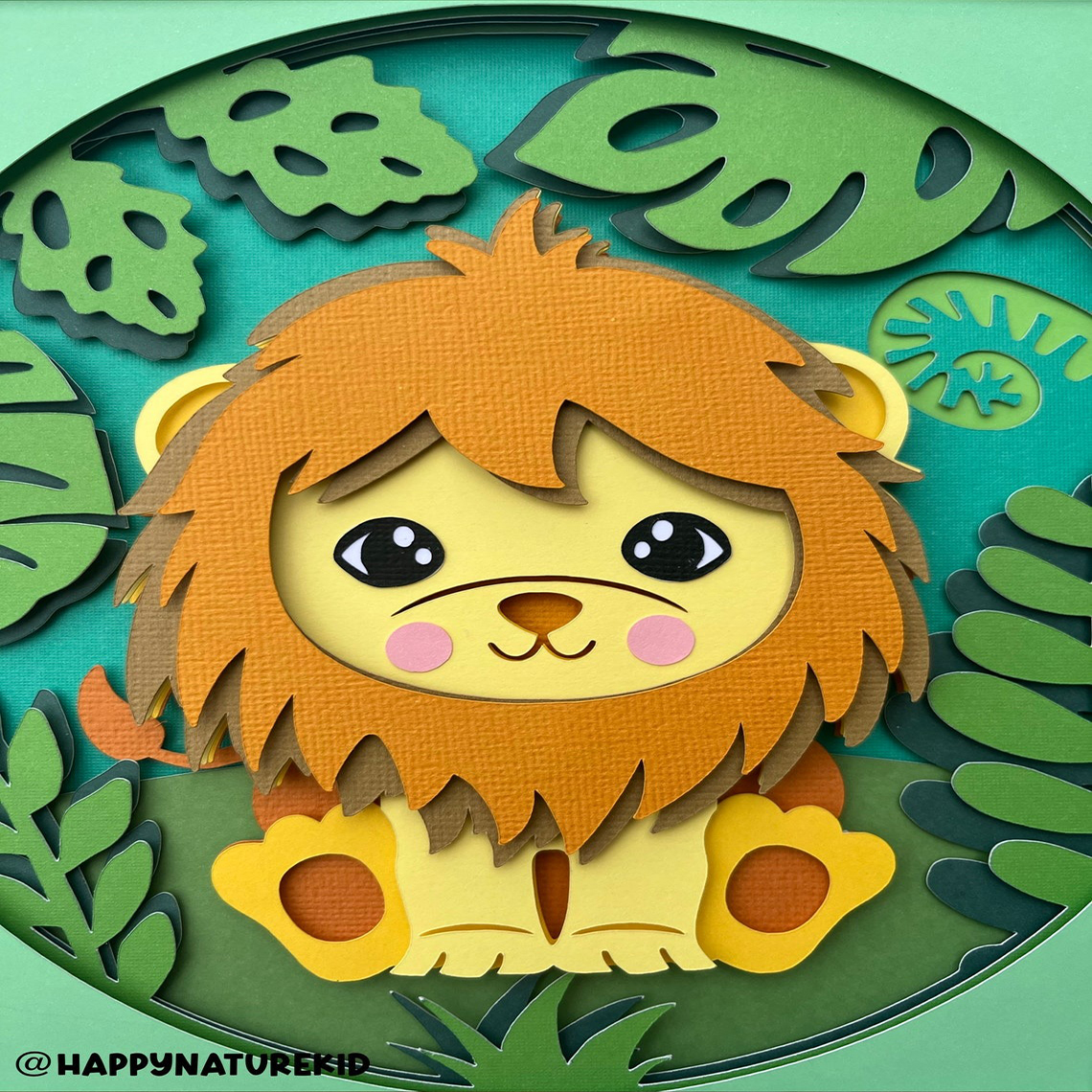 Lion shadow box svg, shadow box svg, 3d svg, Layered svg, Li - Inspire ...