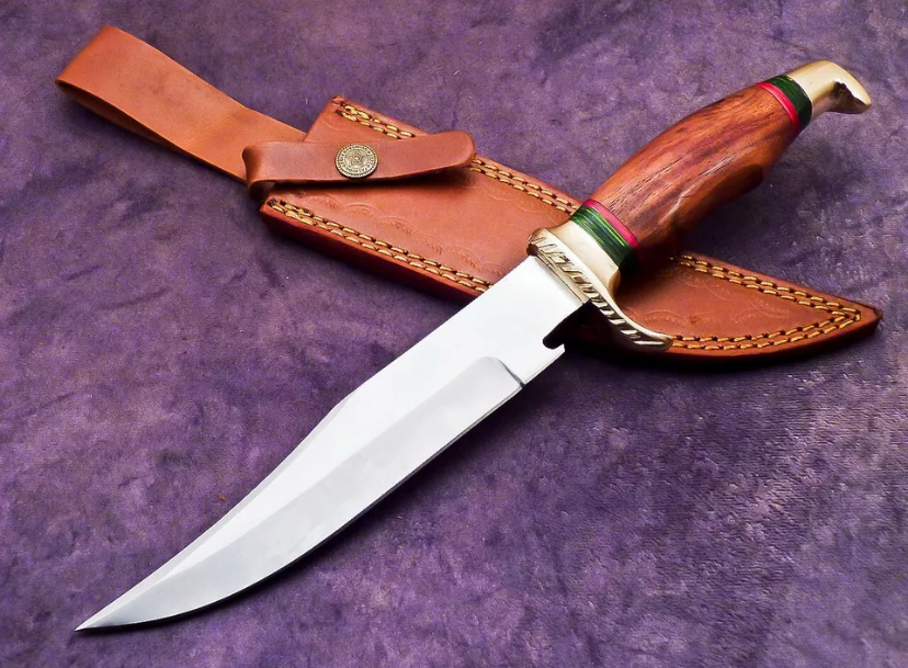 Devotion Edge Custom Handmade D2 Hunting Bowie Knife Camping | Inspire ...