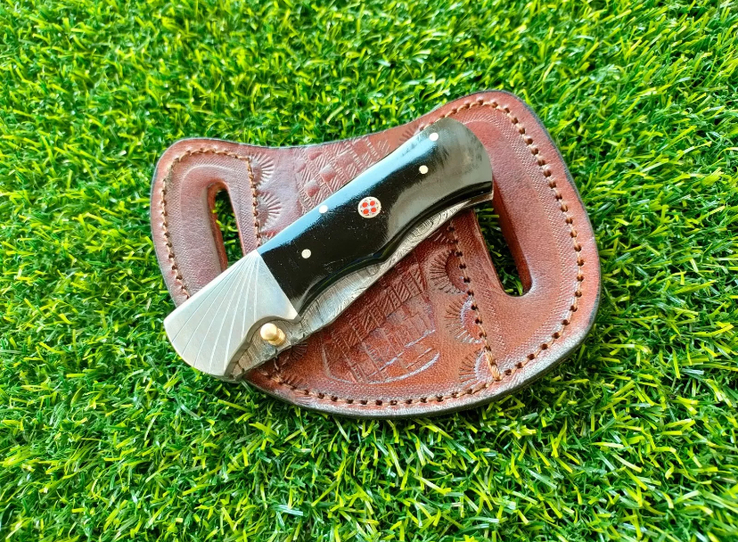 Devotion Edge Custom Handmade Original Damascus Steel FOLDIN | Inspire ...