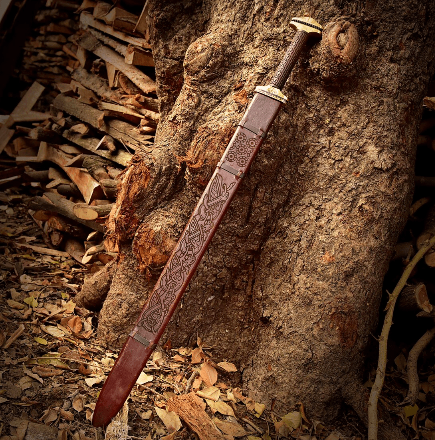 Viking Sword | Double Edge Carbon Steel Blade – Birthday & H | Inspire ...
