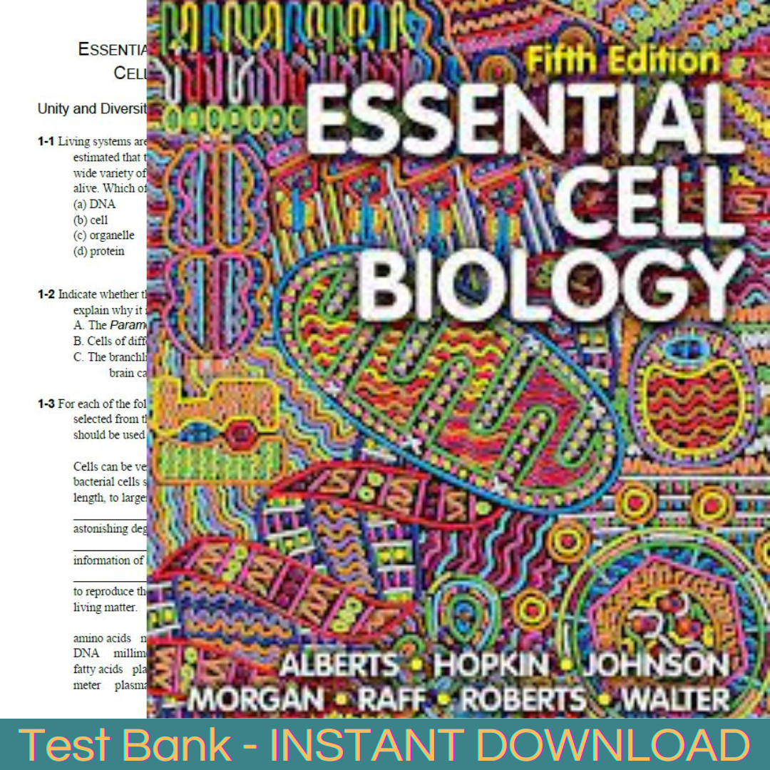 Latest 2024 Essential Cell Biology 5th Edition by Alberts Ho | Inspire ...