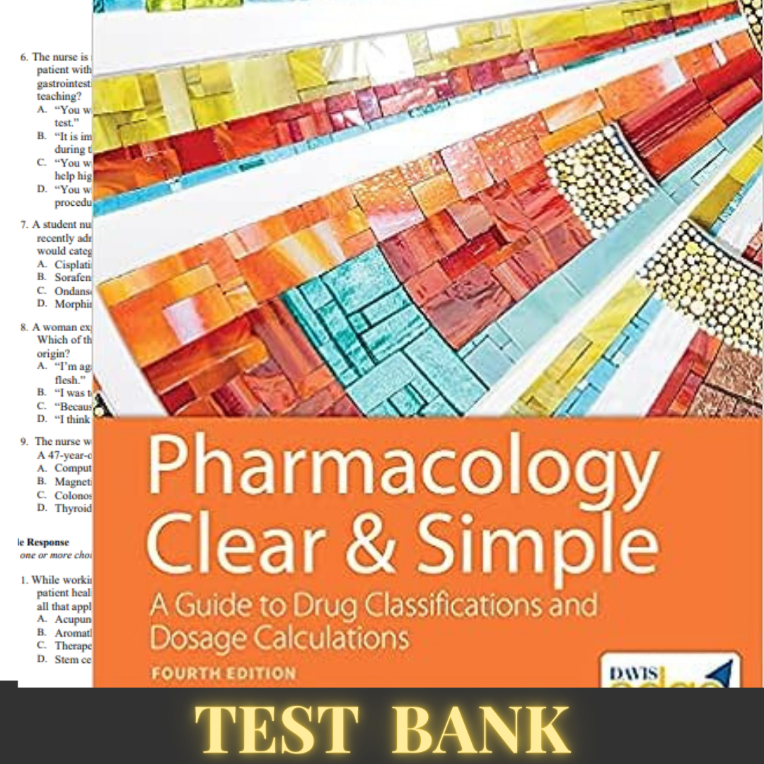 Latest 2024 Pharmacology Clear and Simple A Guide to Drug Cl - Inspire ...