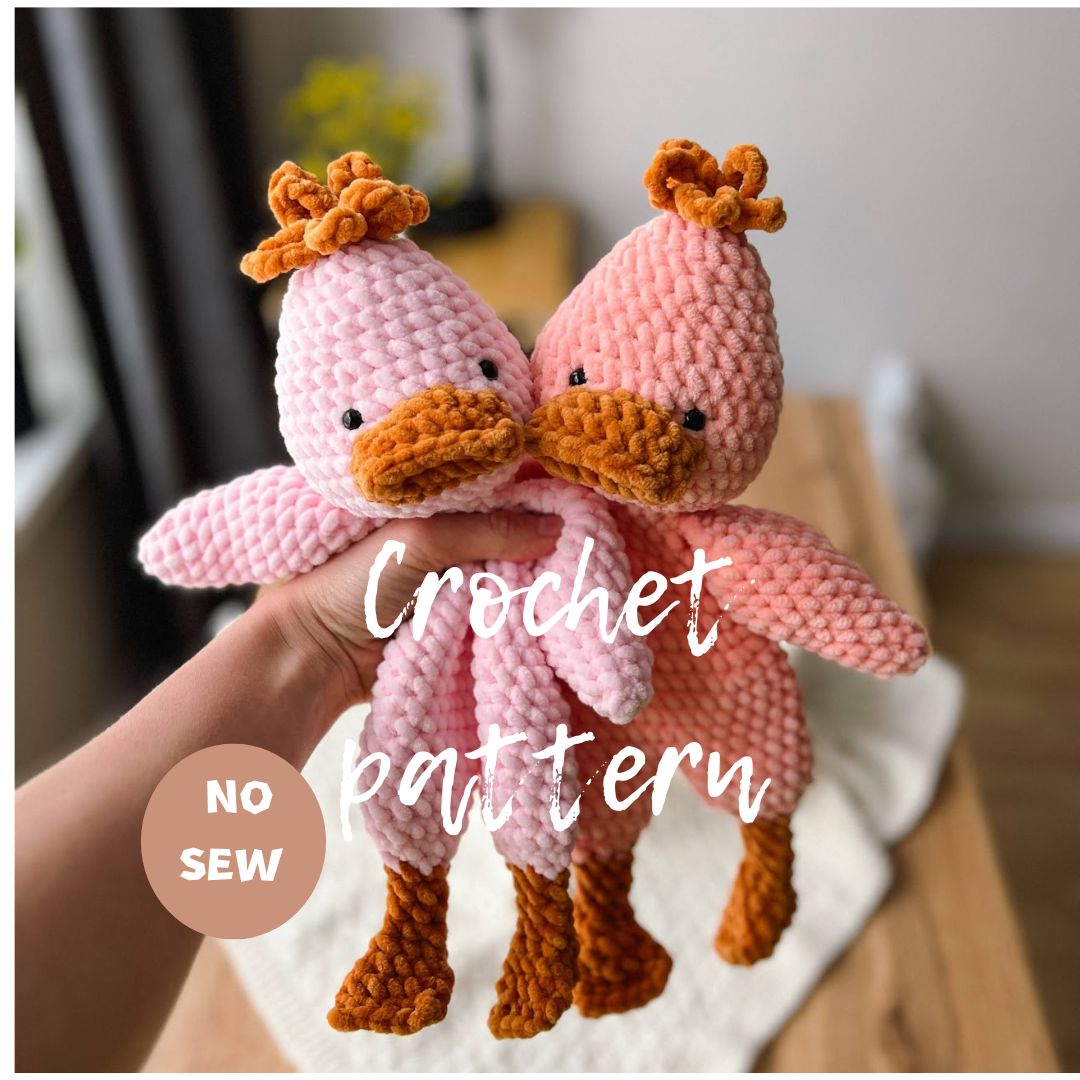 No-Sew Duck Snuggler Crochet PATTERN || Duck Amigurumi Snugg | Inspire ...