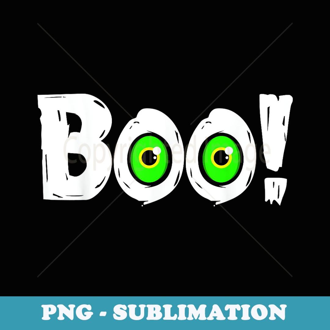 Boo Halloween Costume Scary Green Eye Balls Eyeballs - Insta | Inspire ...