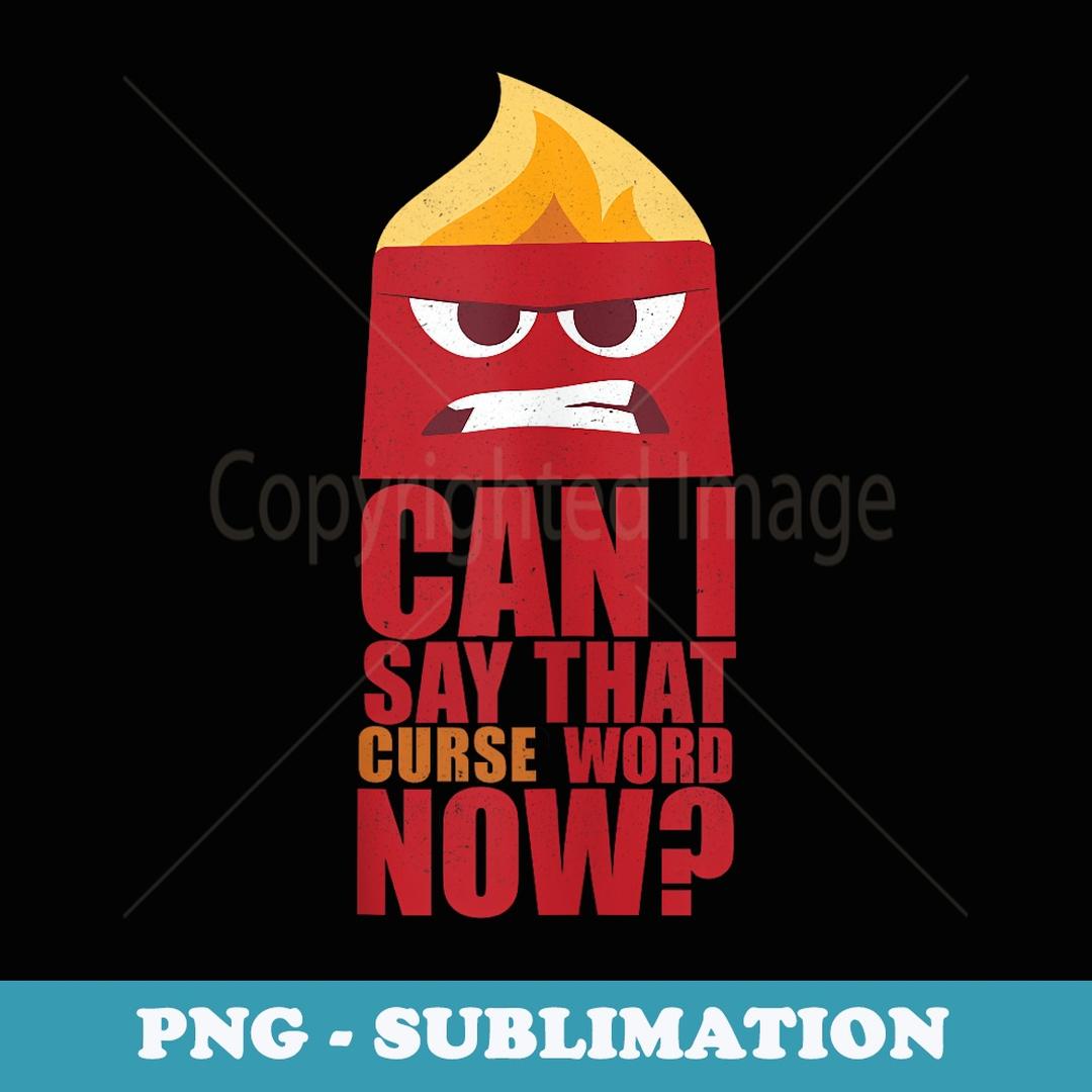 Disney Inside Out Anger Curse Word - Trendy Sublimation Digi | Inspire ...