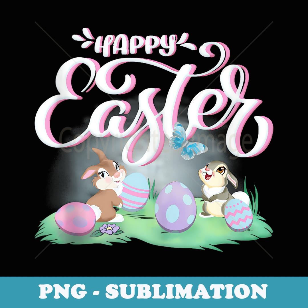 Disney Bambi Happy Easter Thumper & Miss Bunny Vintage Logo | Inspire ...