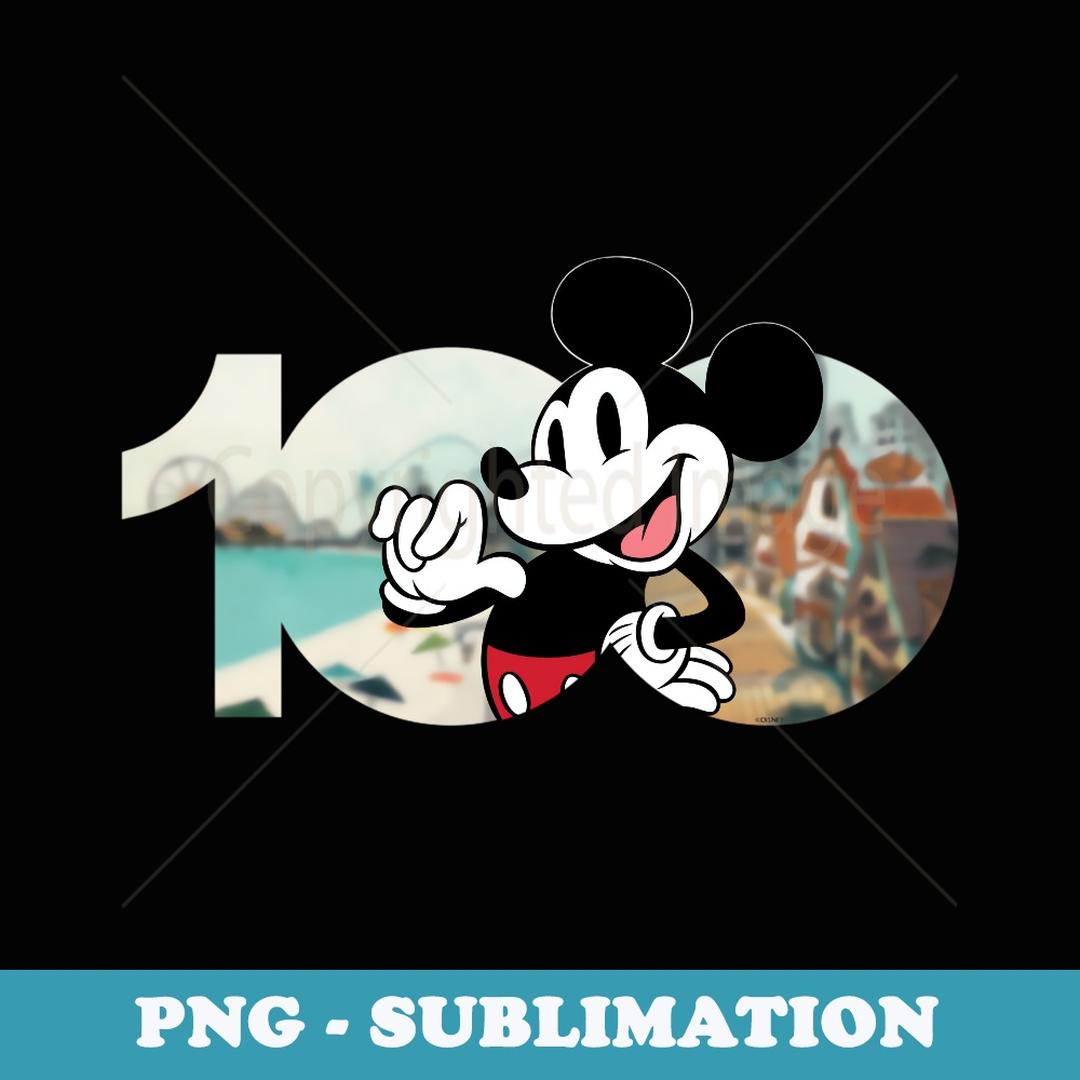 Disney 100 Anniversary Mickey Mouse D100 Logo - Professional | Inspire ...