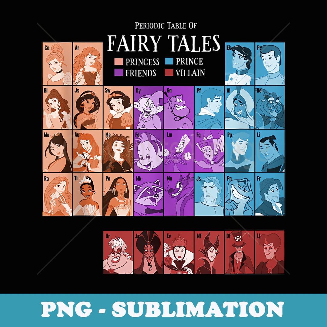 Disney Princess Periodic Table Of Fairy Tales - Exclusive PN | Inspire ...