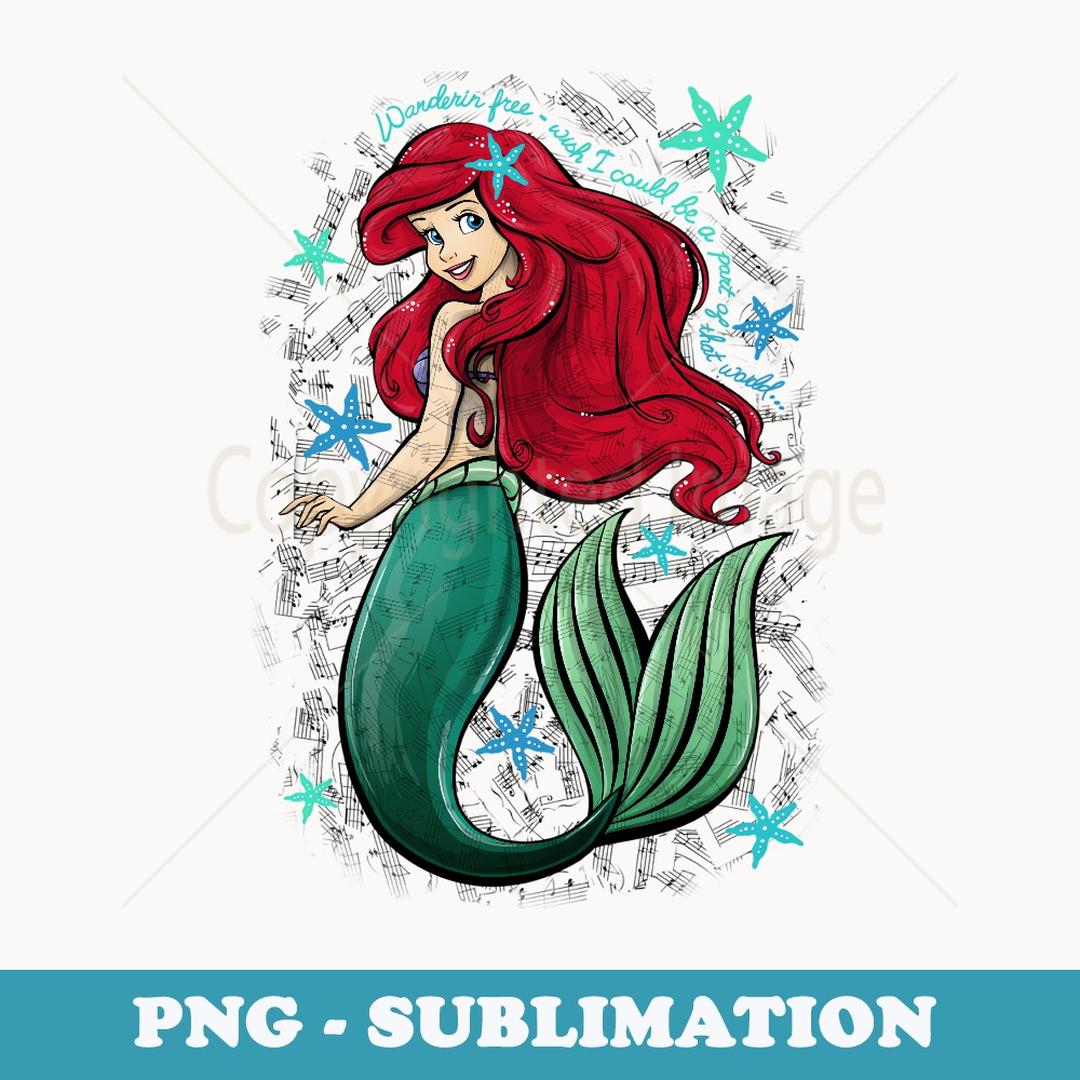 Disney The Little Mermaid Ariel's Song Music Notes - Instant | Inspire ...