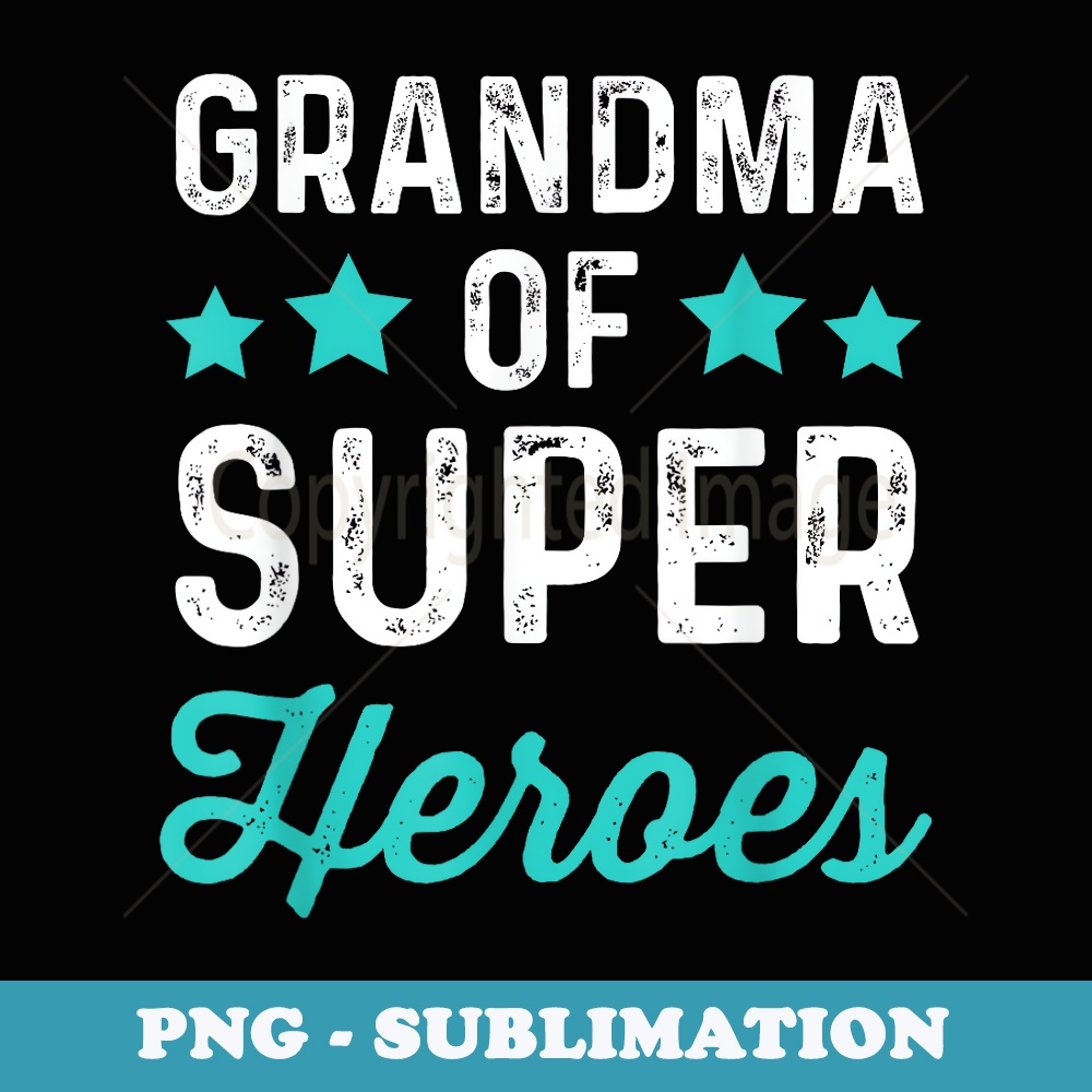 Grandma Super Heroes Funny Superhero Grandmother - Instant S | Inspire ...