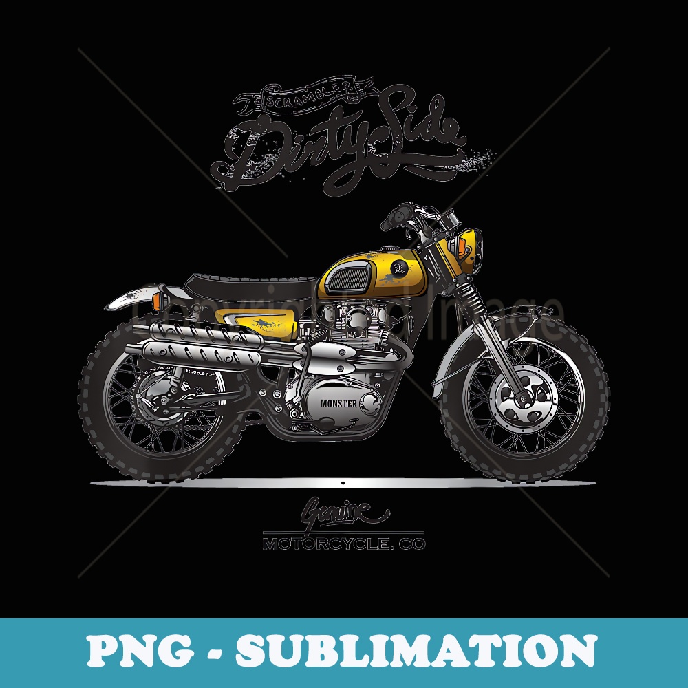 Vintage Scrambler Motorcycle - Classic Dirt Bike enthusiast | Inspire ...