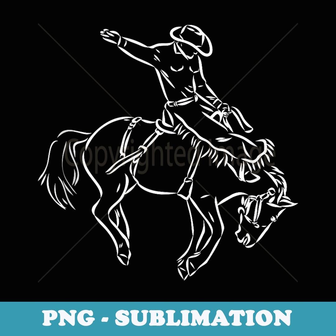 Vintage Retro Rodeo Bucking Bronco Rodeo Horse Retro - Vinta | Inspire ...
