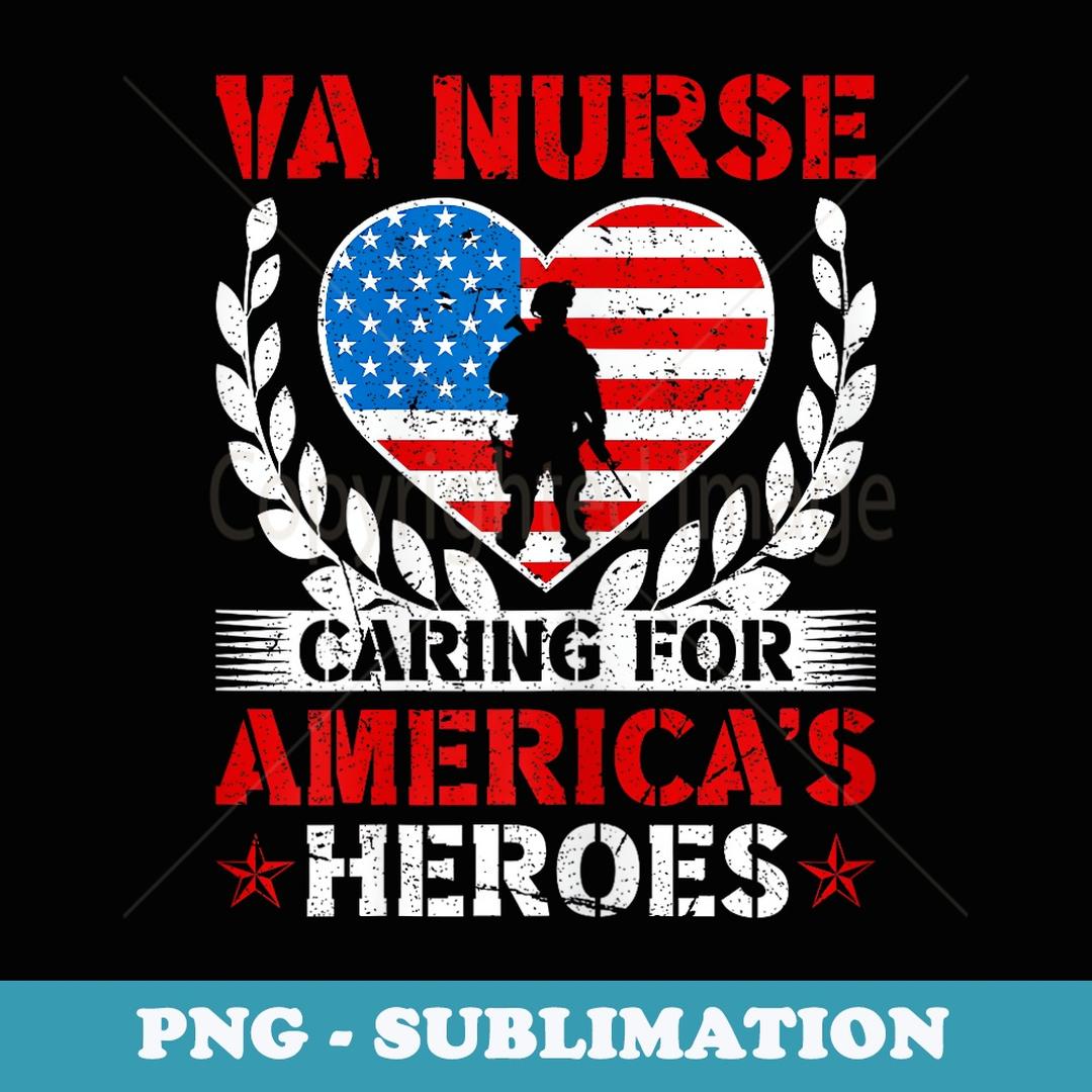 VA Nurse Caring For America's Heroes Patriotic Veterans Day | Inspire ...