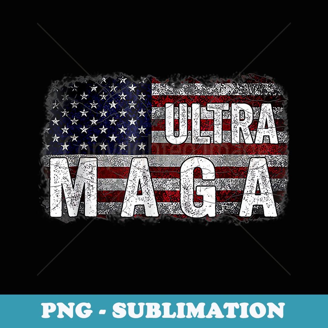Funny Ultra Mega Vintage American Flag Ultra-Mega - Exclusiv | Inspire ...