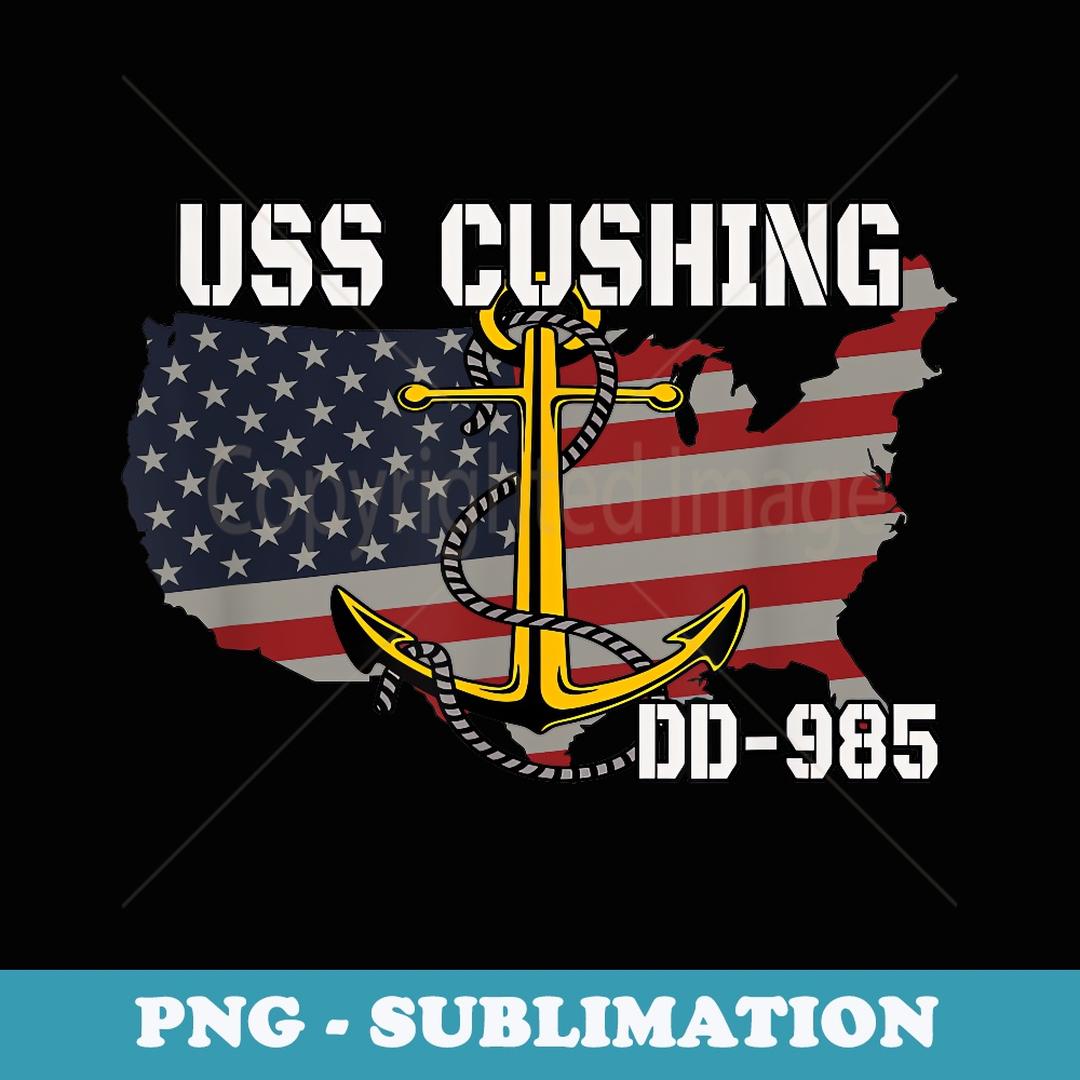 USS Cushing DD-985 Warship Veterans Day Father Grandpa Dad - | Inspire ...