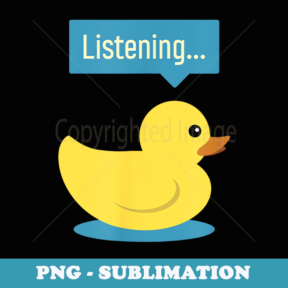 Rubber Duck Debugging Listening Funny Programmer Coder - Mod | Inspire ...