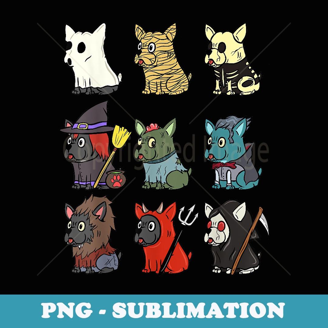 French Bulldog Scary Costumes Halloween Dog - Digital Sublim | Inspire ...