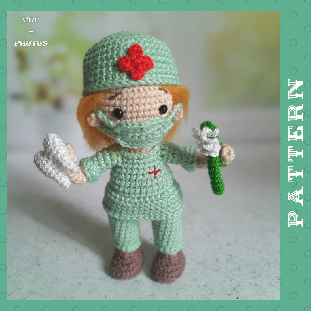 Amigurumi Dentist the Doll Crochet Pattern Doctor Crochet Do | Inspire ...