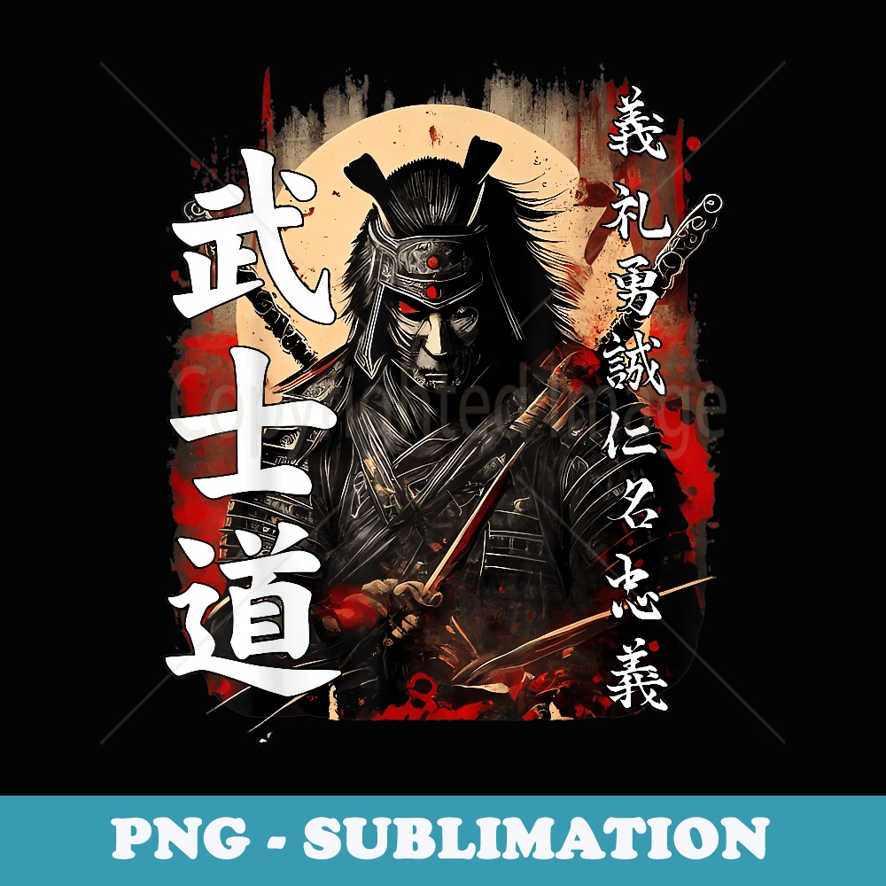 Ancient Japanese Samurai Bushido Code Warrior s - PNG Sublim | Inspire ...