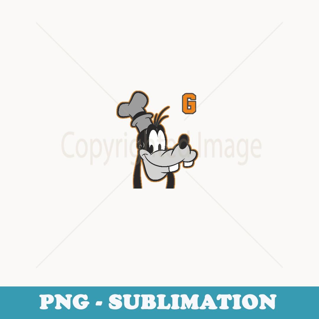 Disney Goofy Orange Outline Portrait - Exclusive Sublimation | Inspire ...