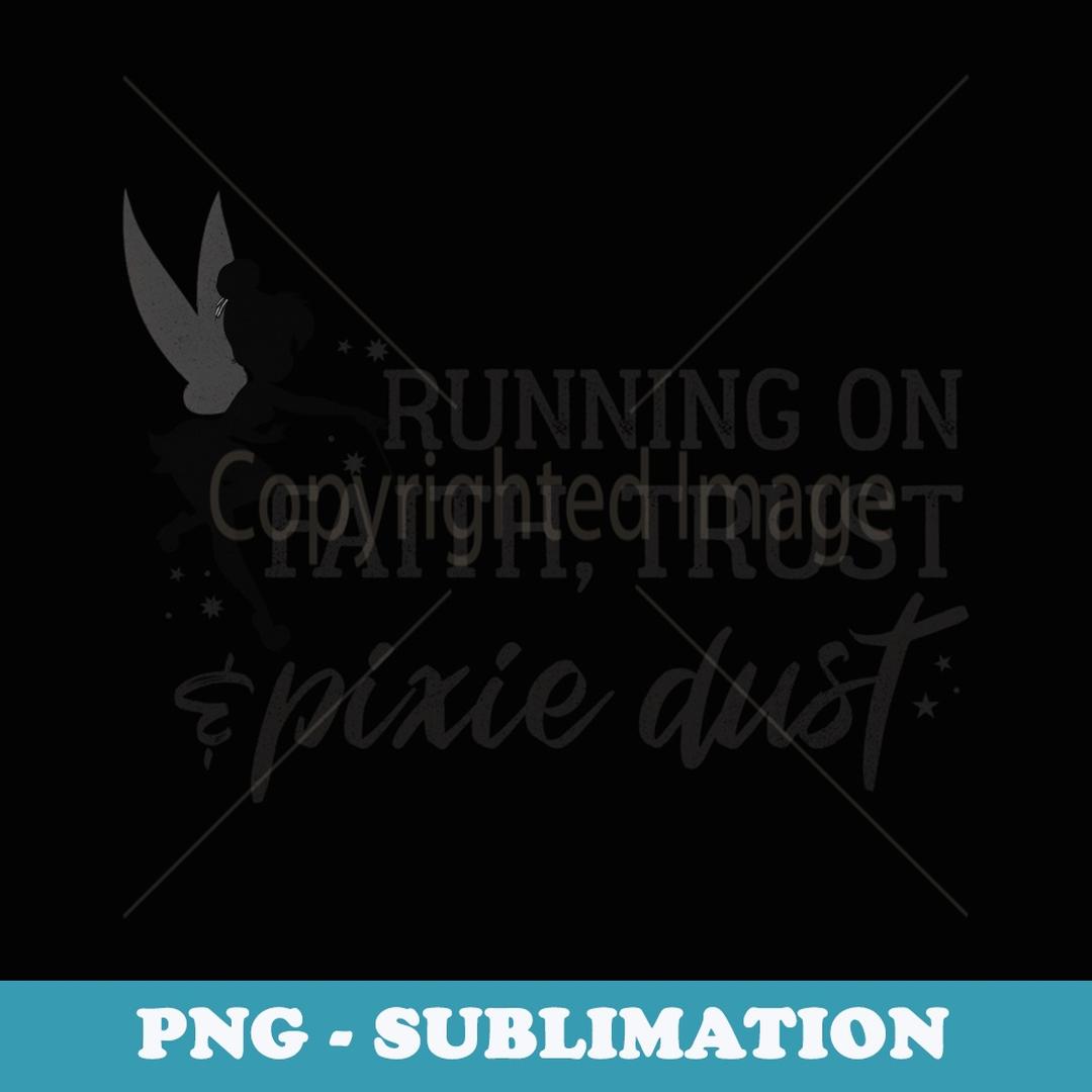 Disney Peter Pan Tinker Bell Running On Faith Trust Dust - S | Inspire ...