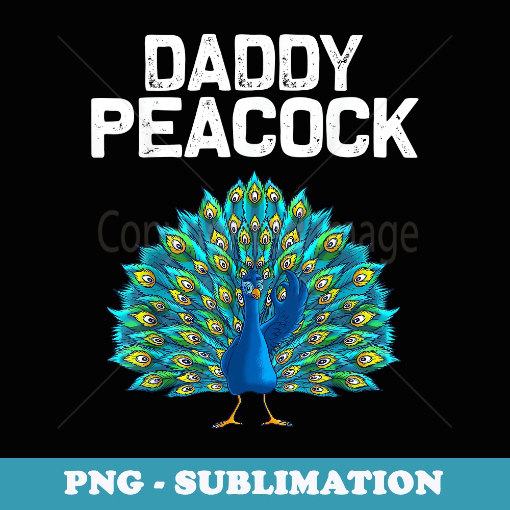 Funny Peacock For Dad Men Peafowl Lover Bird Feather - Creat | Inspire ...
