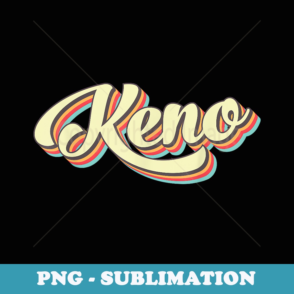 Keno T Retro Art Baseball Font Vintage - Elegant Sublimation | Inspire ...