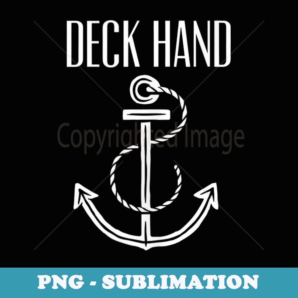 Deck Hand Boating & Sailing T - PNG Sublimation Digital Down | Inspire ...