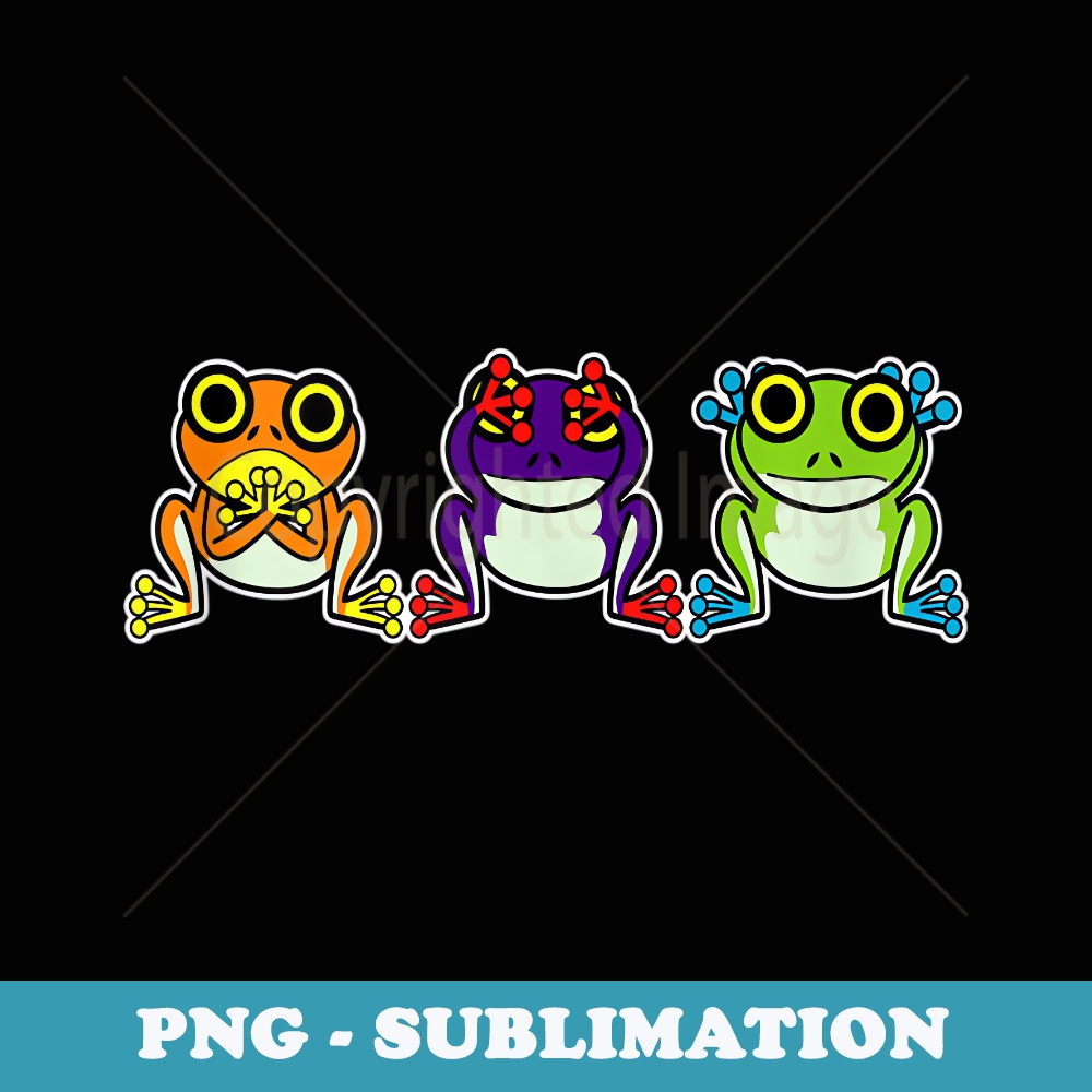 See No Evil, Speak No Evil, Hear No Evil Frog T - PNG Transp | Inspire ...