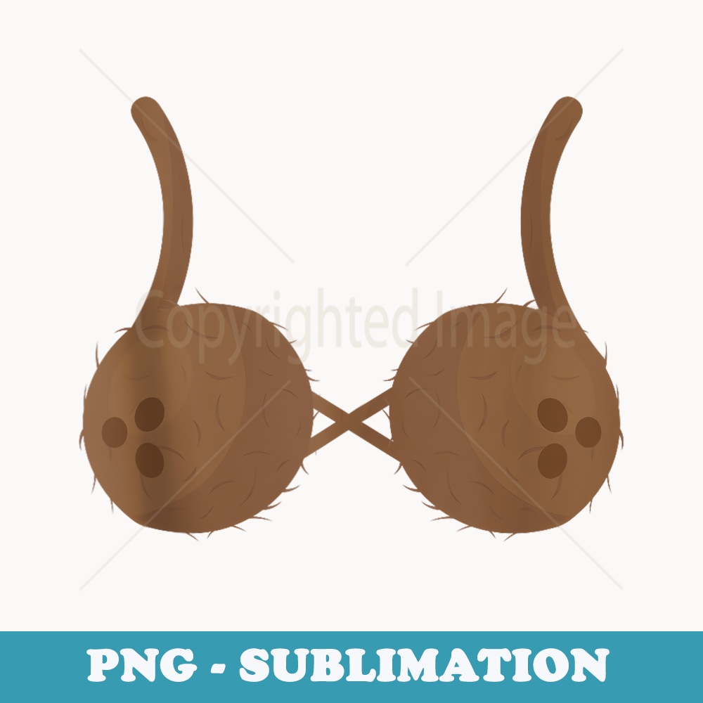 Funny Summer Coconut Bra Coconuts Boobies - Trendy Sublimati | Inspire ...