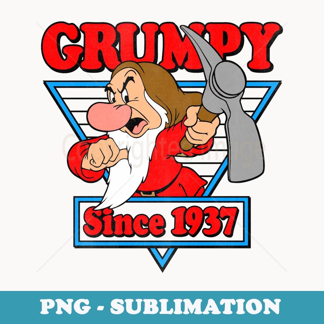 Disney Snow White Grumpy Since 1937 Triangle - Elegant Subli | Inspire ...