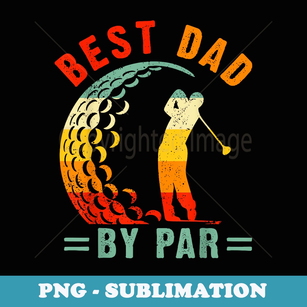 Best Dad By Par Funny Golf Daddy Fathers Day US Flag s - Pro | Inspire ...