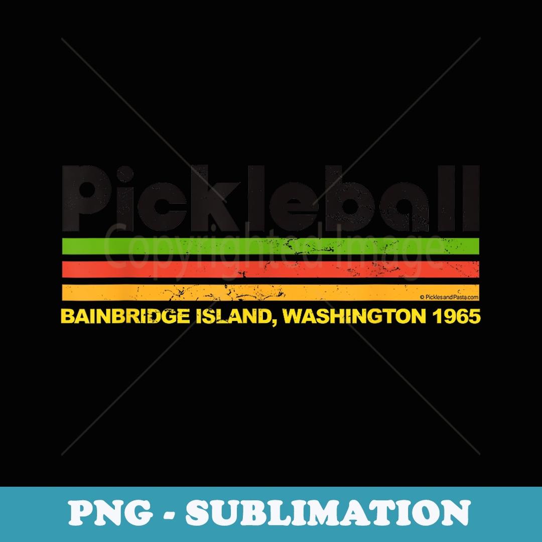 Vintage Pickleball Bainbridge Island 1965 Design - Professio | Inspire ...