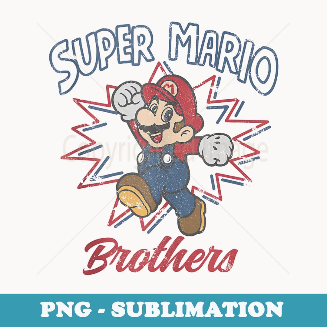 Nintendo Super Mario Brothers Pow Vintage - PNG Sublimation | Inspire ...