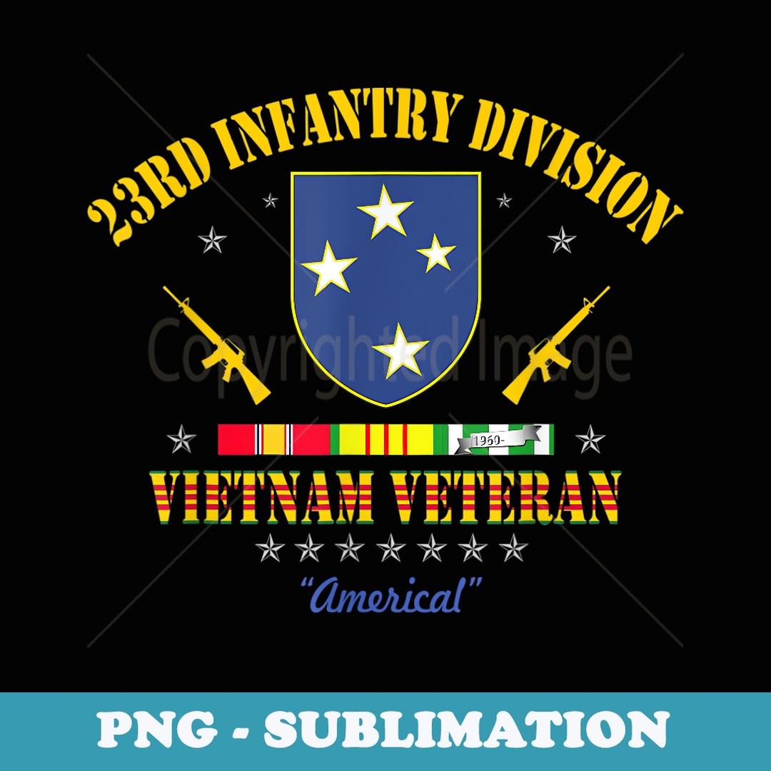 US Army 23rd Infantry Division Vietnam Veteran Mens - Premiu | Inspire ...