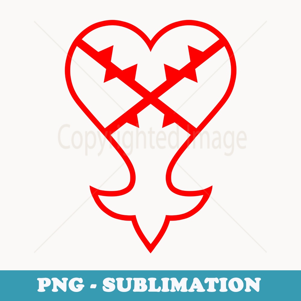 Disney Kingdom Hearts Heartless Symbol - Decorative Sublimat | Inspire ...