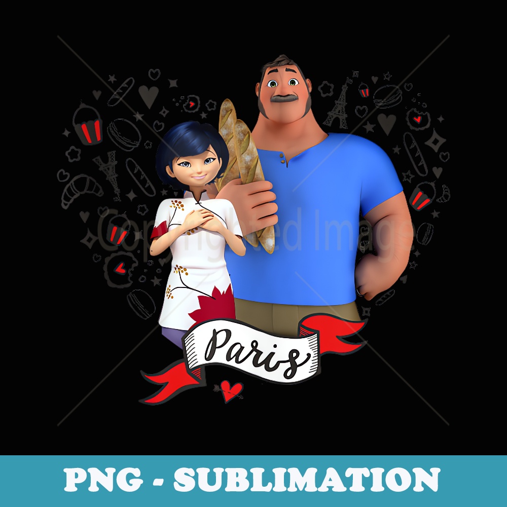 Miraculous Ladybug Tom and Sabine Bakery Paris - PNG Transpa | Inspire ...