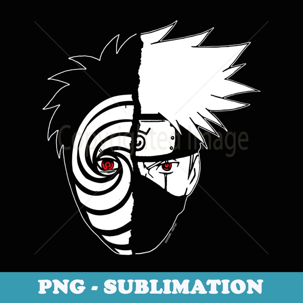 Naruto Shippuden Kakashi Tobi Split Face - PNG Transparent S | Inspire ...