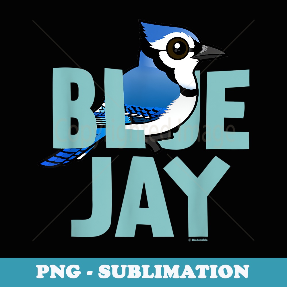 Fun Jumbo Cartoon Blue Jay Bird Lover Birdwatcher Idea - Spe | Inspire ...