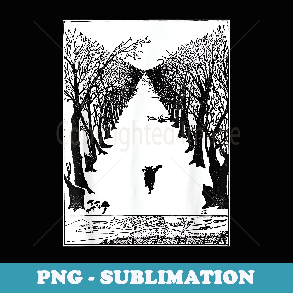 The Cat That Walked By Himself - Retro PNG Sublimation Digit | Inspire ...