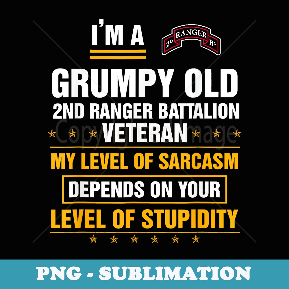 Grumpy Old 2nd Ranger Battalion Veteran Soldier Funny Xmas - | Inspire ...