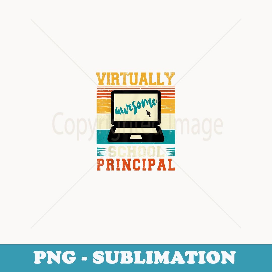 Virtually Awesome School Principal - Man & Retro | Inspire Uplift