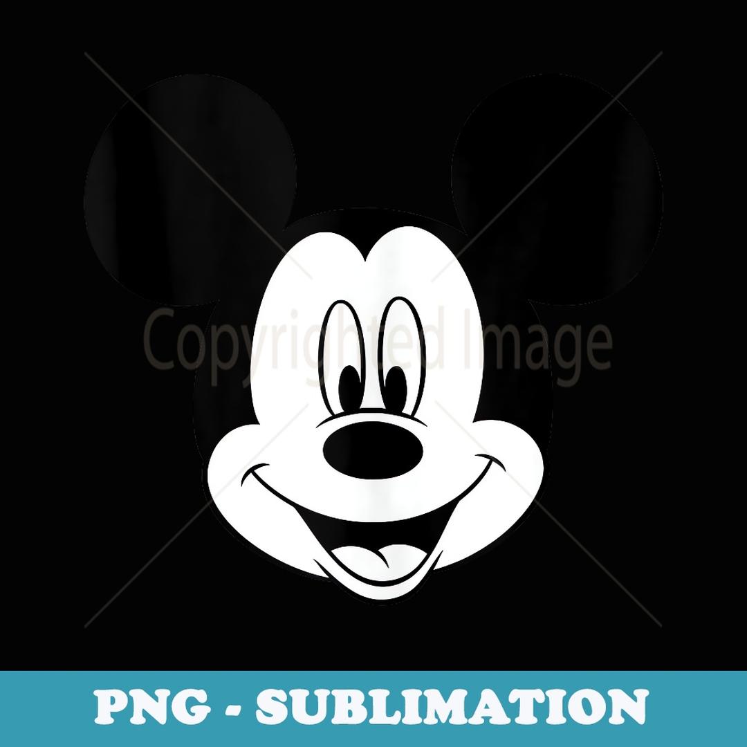 Disney Mickey Mouse Happy Face - PNG Sublimation Digital Dow | Inspire ...