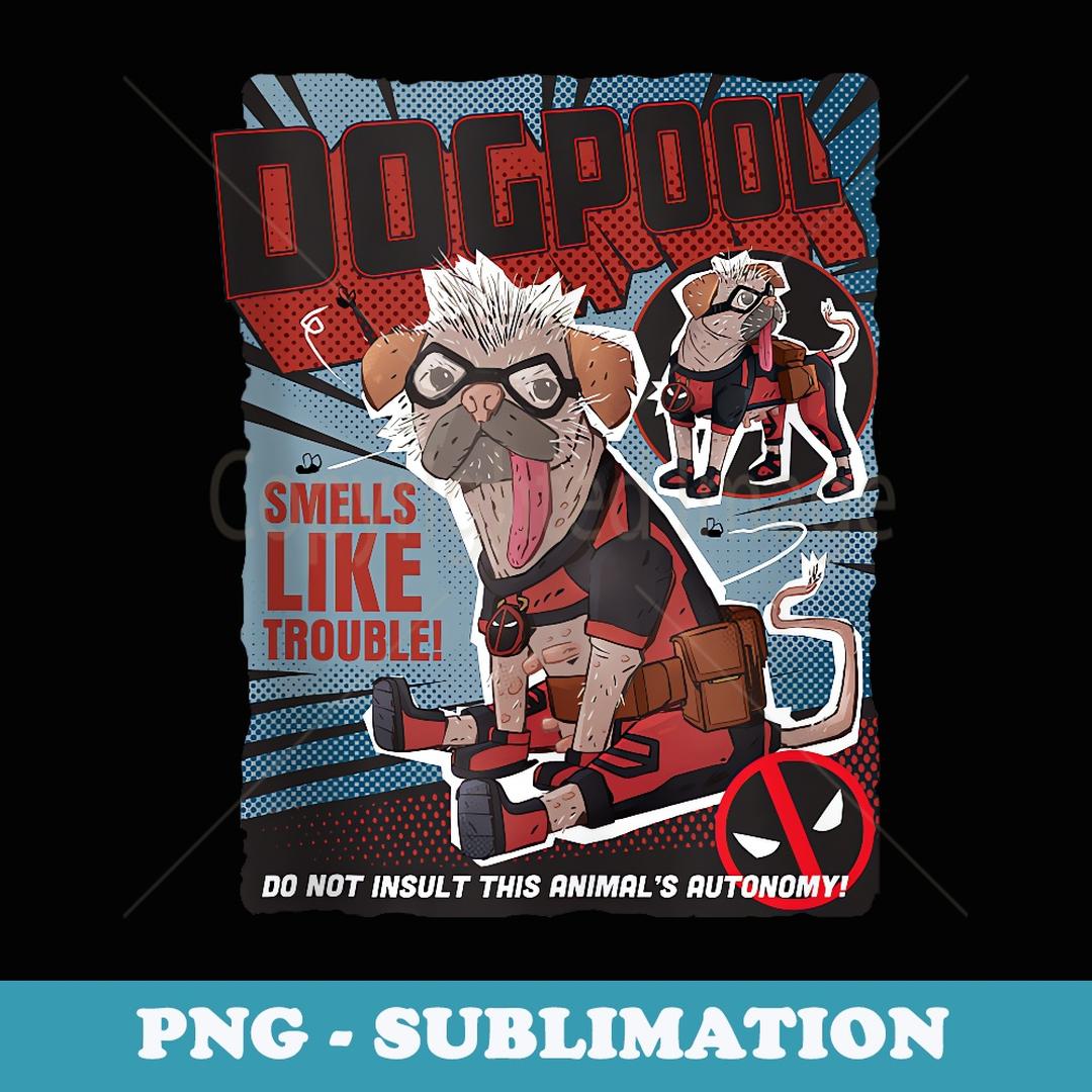 Marvel Deadpool & Wolverine Dogpool Doodle Comic Book Cover | Inspire ...